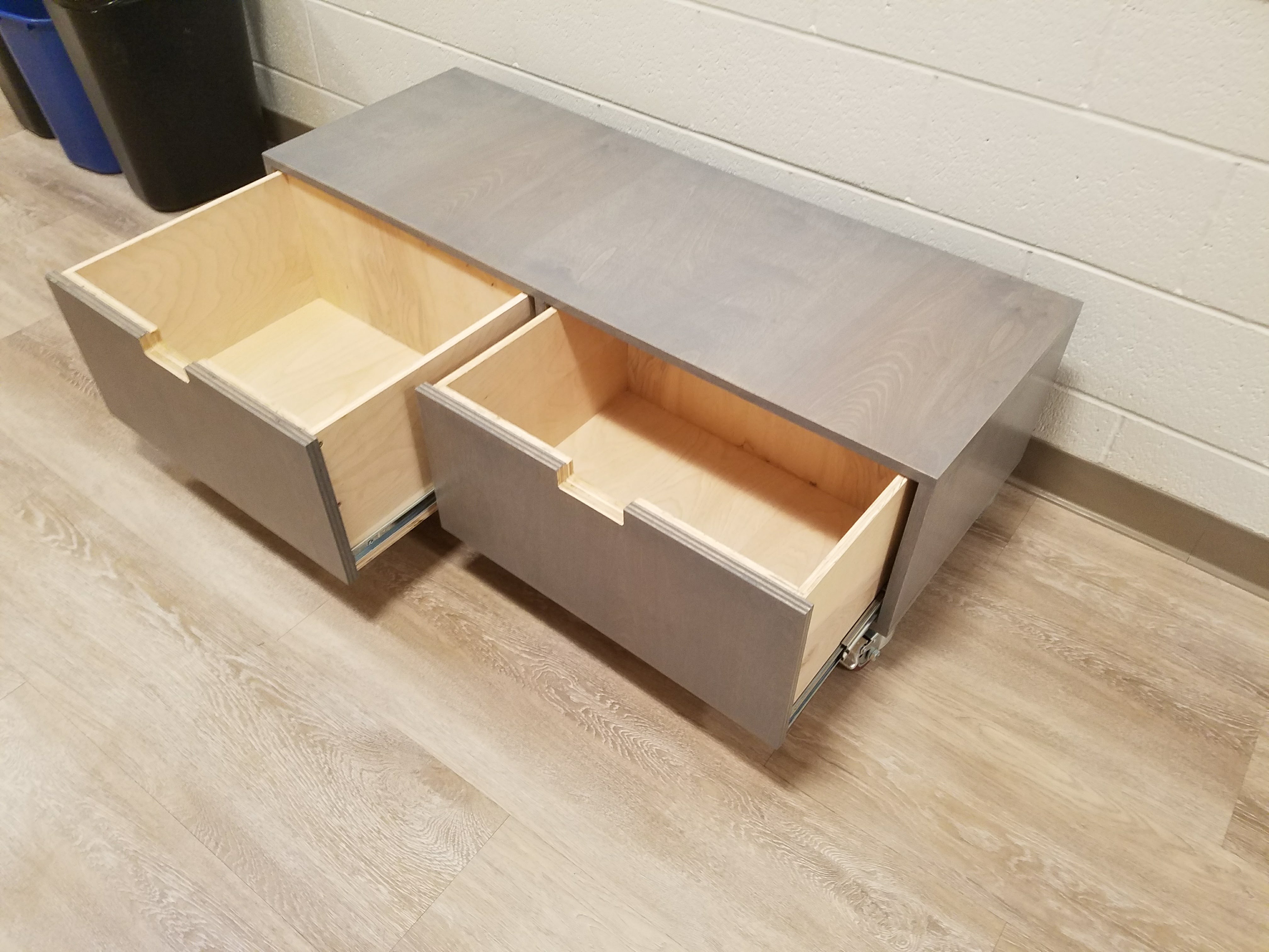Making a Rolling Bench with Soft Closing Drawers - Next Project